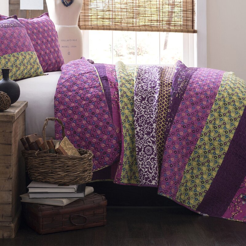 Somerton 3 Piece Reversible Quilt Set – HomeyOak